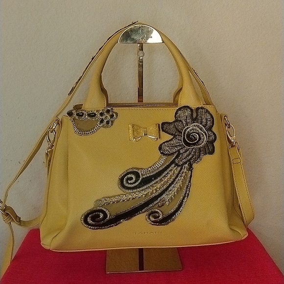 Tahari | Bags | Tahari Satchel Embellished With Shoulder Strap | Poshmark